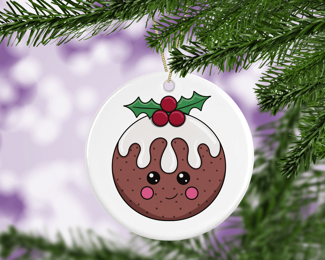 Cute Christmas Figgy Pudding Christmas Tree Decoration – Cupsie's Creations